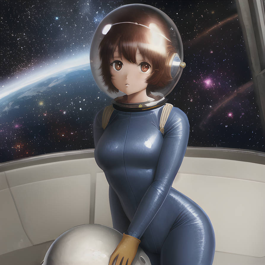 The Best Retro Spacegirl Ai Render Yet By Dr Scaphandre On Deviantart