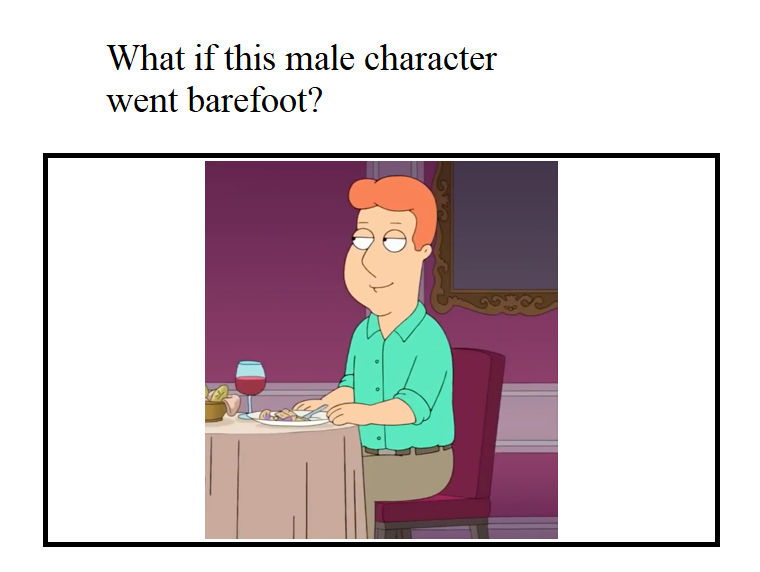 What If Male Lois Went Barefoot By Tito Mosquito On Deviantart