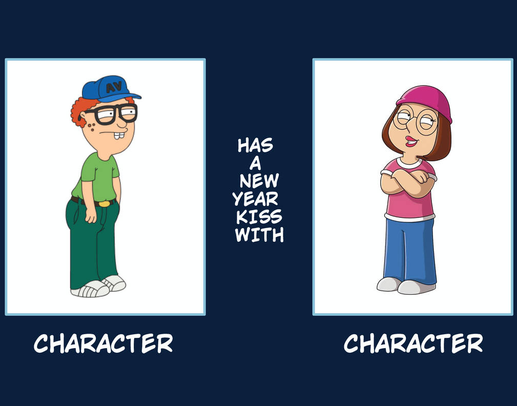 Neil Goldman Has A New Year Kiss With Meg Griffin By Tito Mosquito On Deviantart