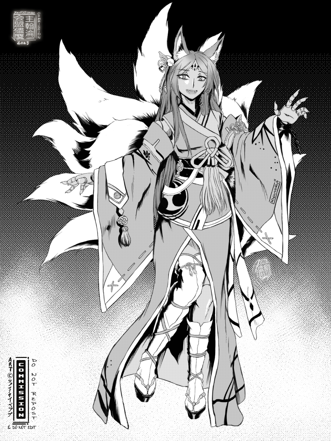 Commission 9 Tails Fox By Sphelon8565 On Deviantart