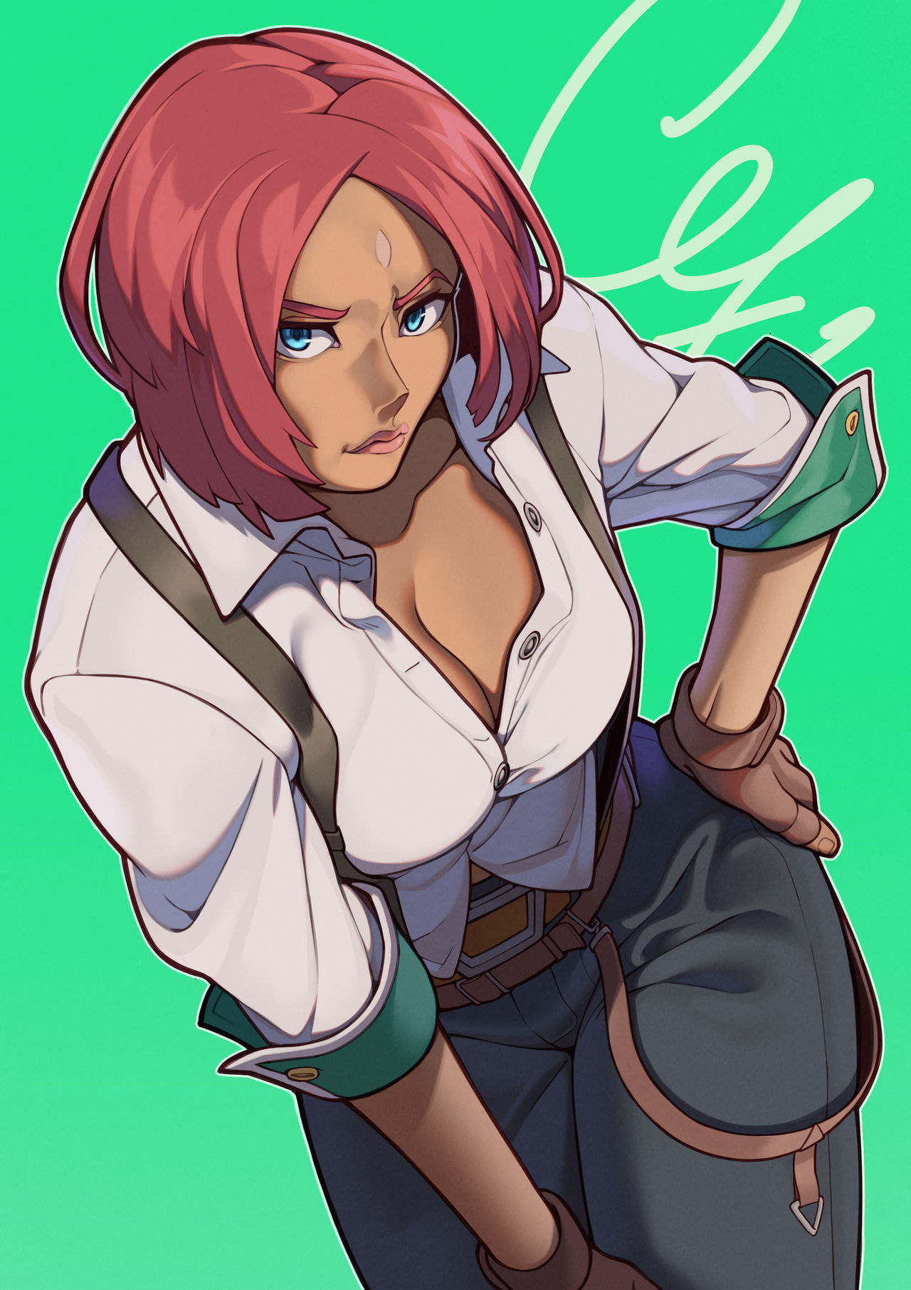 Guilty Gear Giovanna By Sleepycatzz On Deviantart