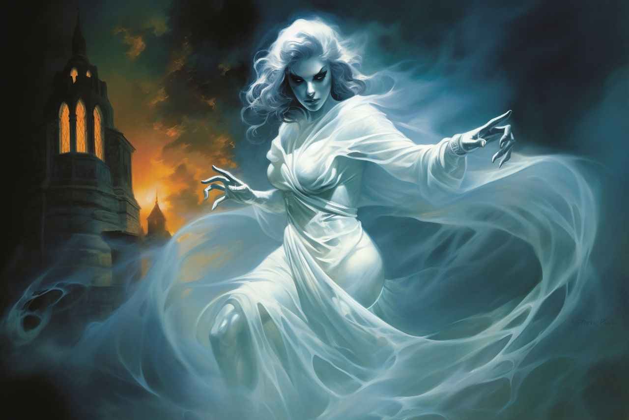 Spectral Beauty Ghosts Haunting Elegance By Timforshadedigital On Deviantart
