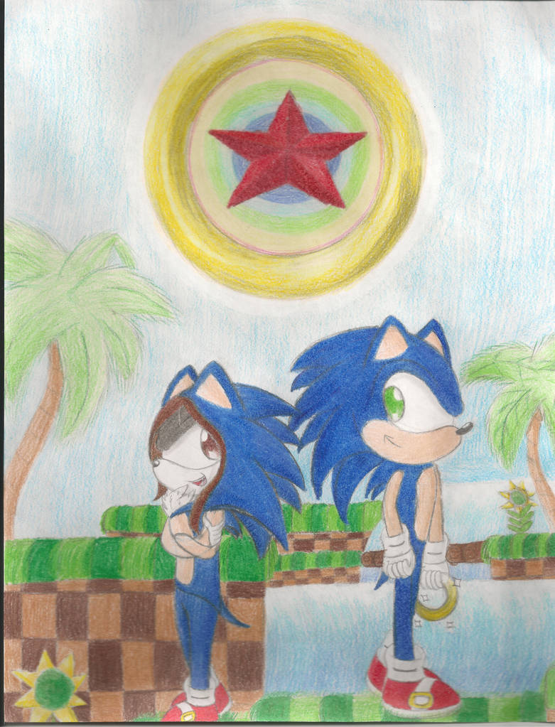Ce The Gaming Hedgehog And Sonic By Wispthekitty On Deviantart