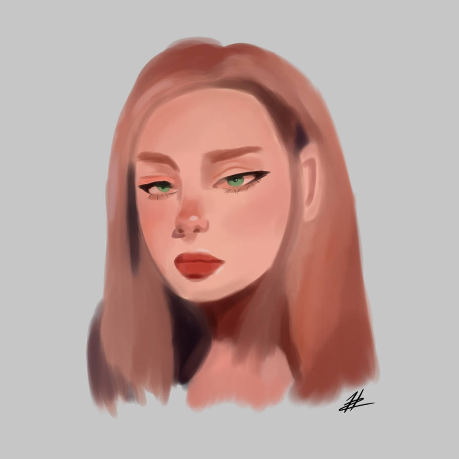 Pink Hair Girl By Hzknight On Deviantart