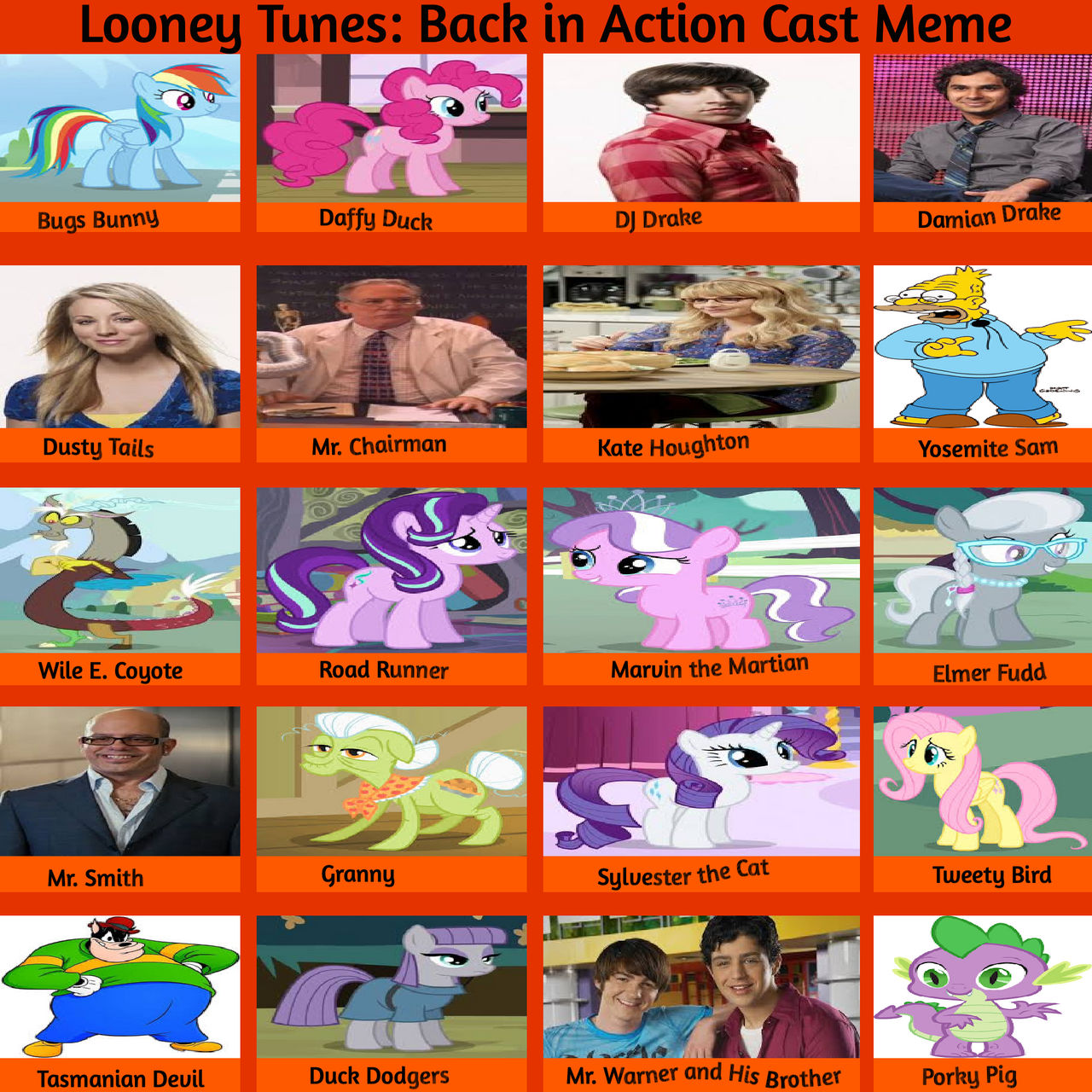 Looney Tunes Back In Action Recast Meme V2 By Aldwinpanny10 On Deviantart