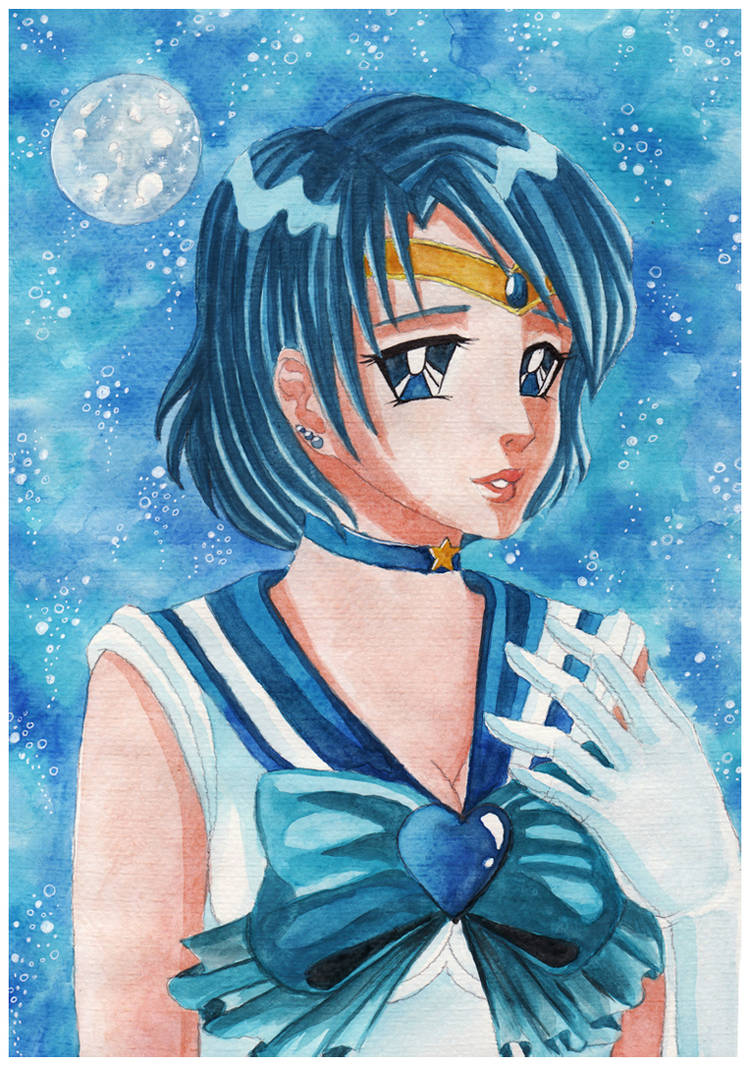 Sailor Mercury By Yoneyu On Deviantart