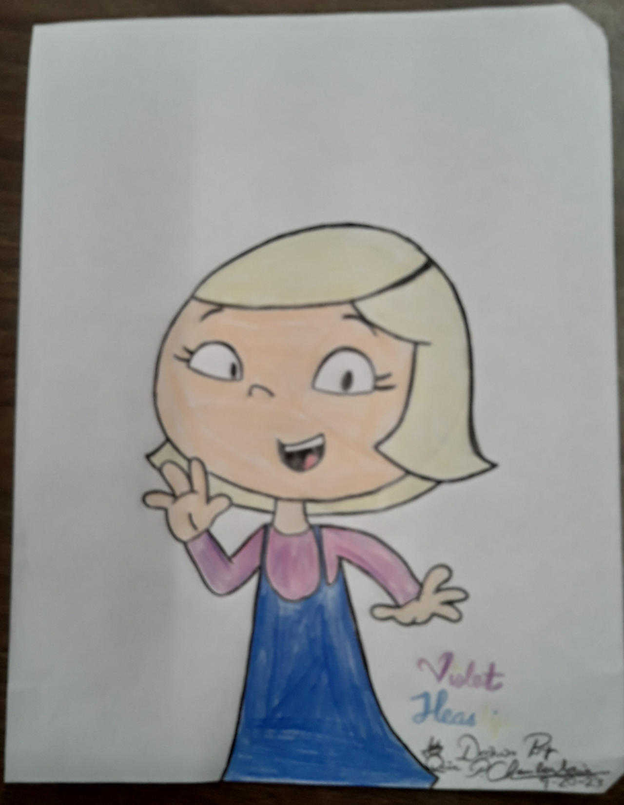 Violet Heaslip Wordgirl By Qcartoon2001 On Deviantart