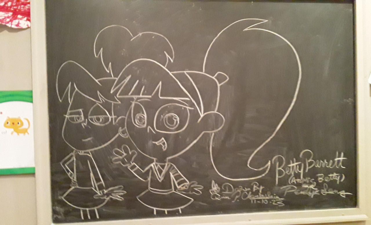 Betty Barrett And Penelope Lang By Qcartoon2001 On Deviantart