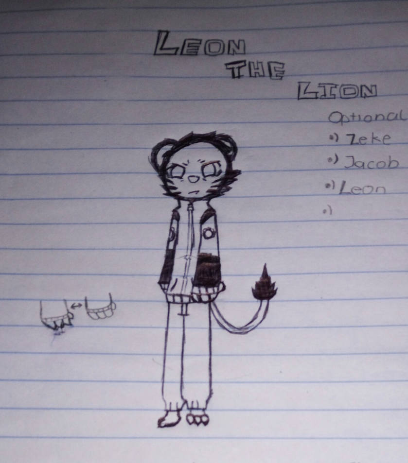 Leon The Lion Tawog Oc By Redflare123 On Deviantart
