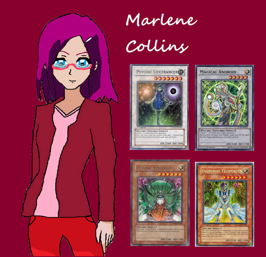 My Yu Gi Oh Oc Marlene Collins By Paperemonga On Deviantart