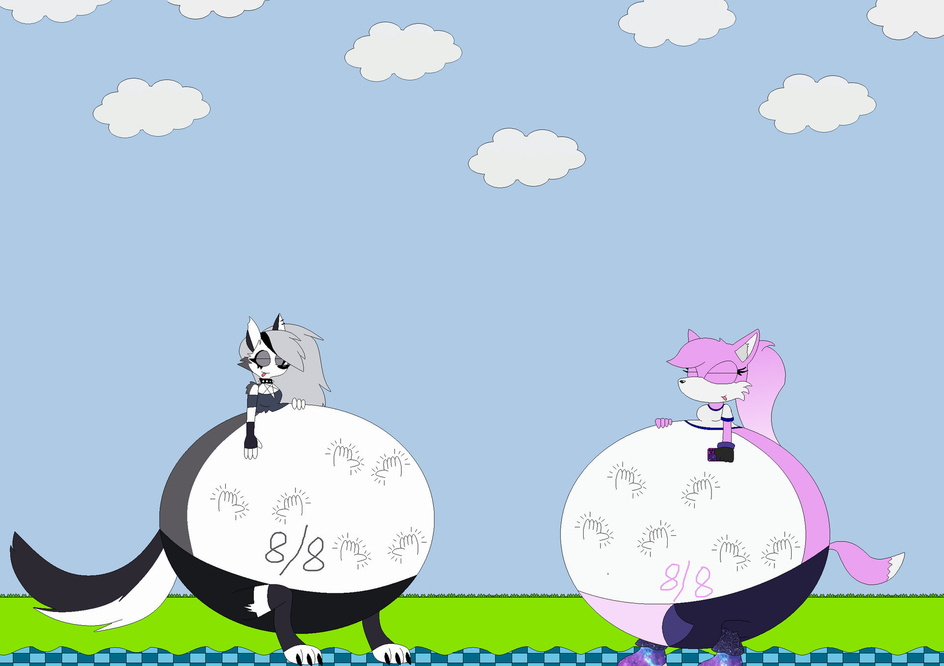Happy Vore Day From Galaxie And Loona By Blakeritter On Deviantart