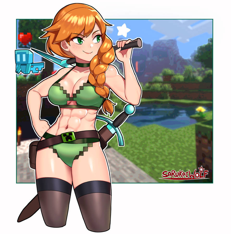 Minecraft Alex By Sarukaiwolf On Deviantart