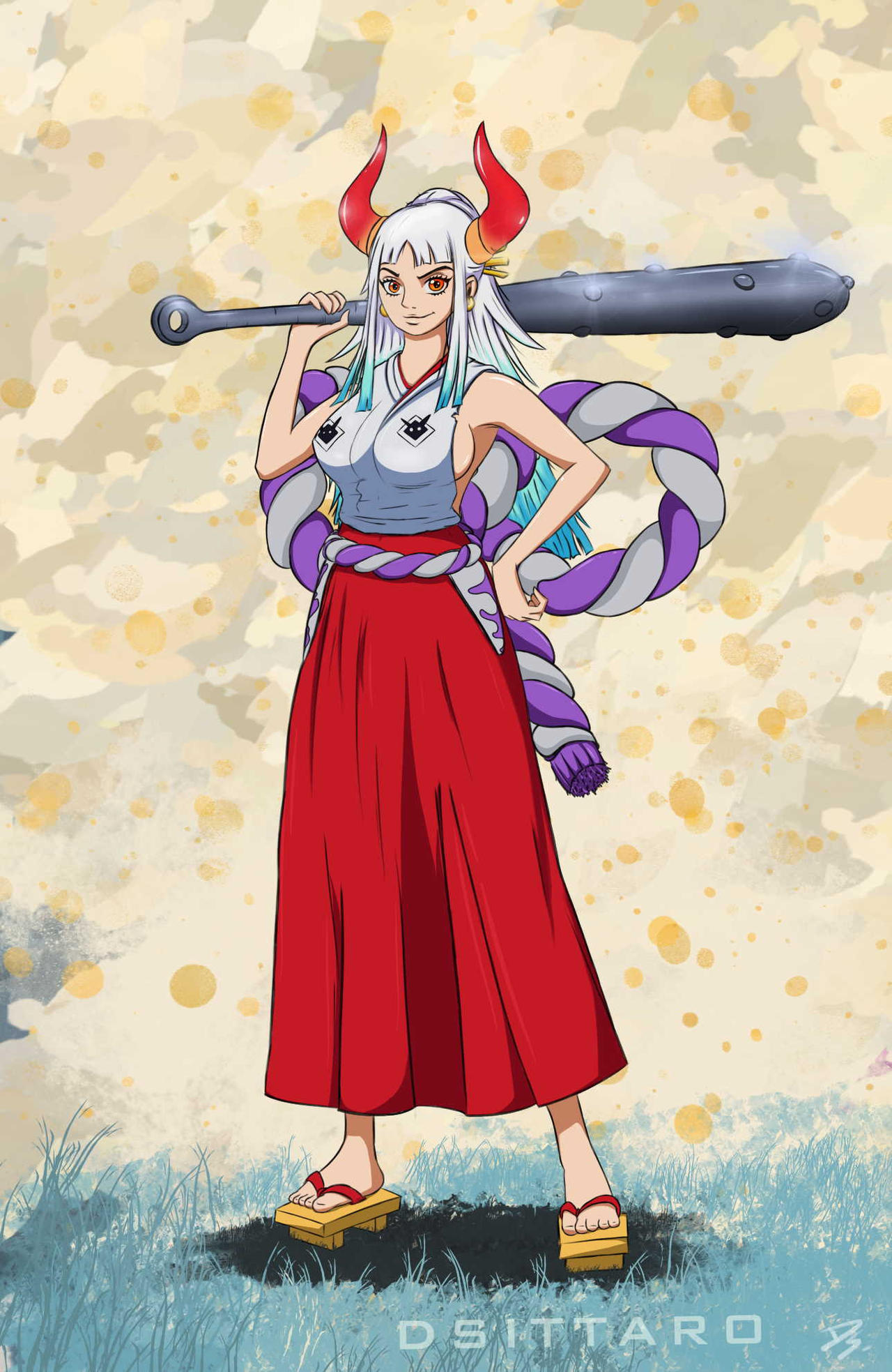 Commission Yamato One Piece By Dsittaro On Deviantart