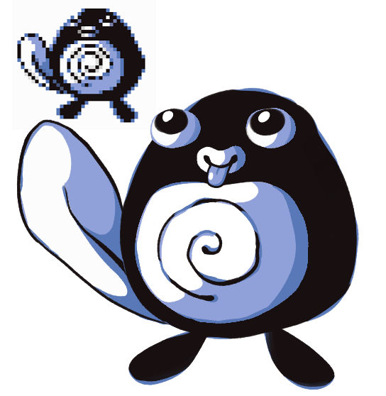 Poliwag Pokemon Blue Sprite Redraw By Kyzacreations On Deviantart