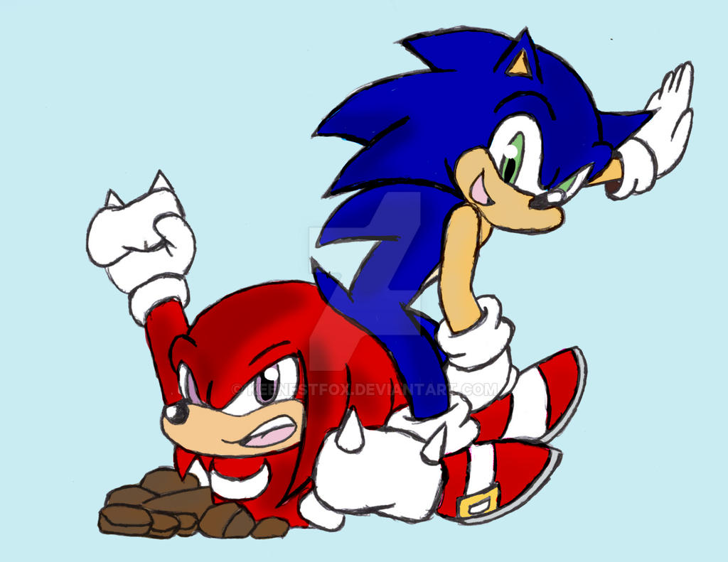 Sonic And Knuckles Duo By Keenestfox On Deviantart