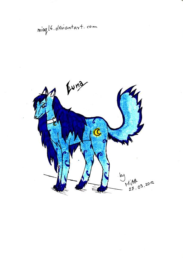 Luna Wolf By Miaq16 On Deviantart