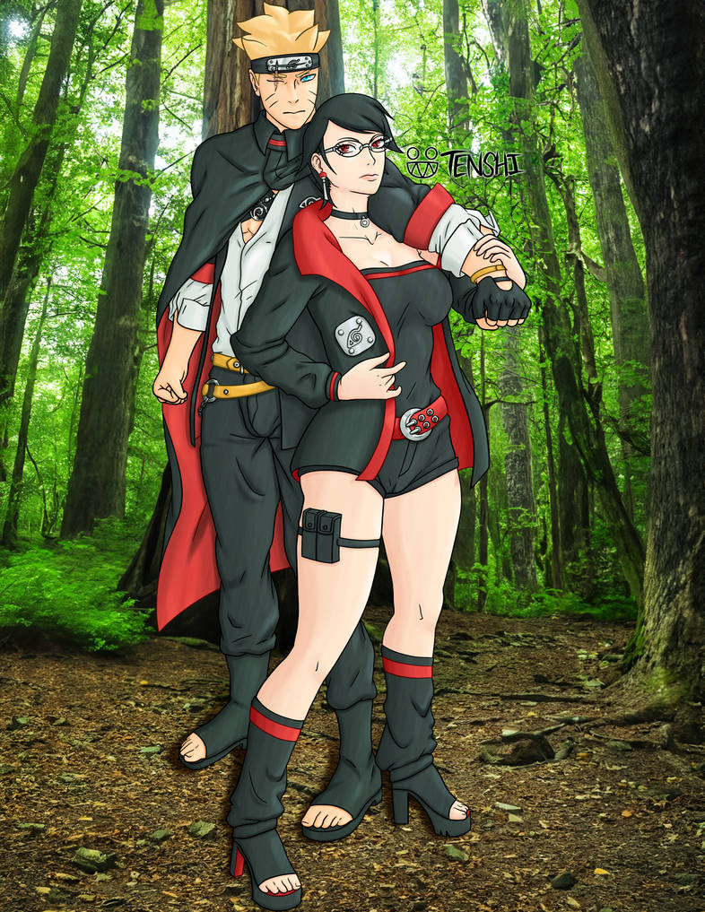 Boruto Sarada Two Blue Vortex Alt By Tenshiheartfang On Deviantart