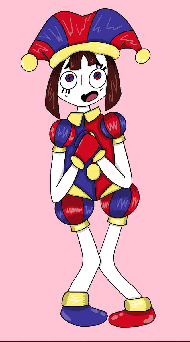 Pomni Looks At An Exit Door By Reeseisbored On Deviantart