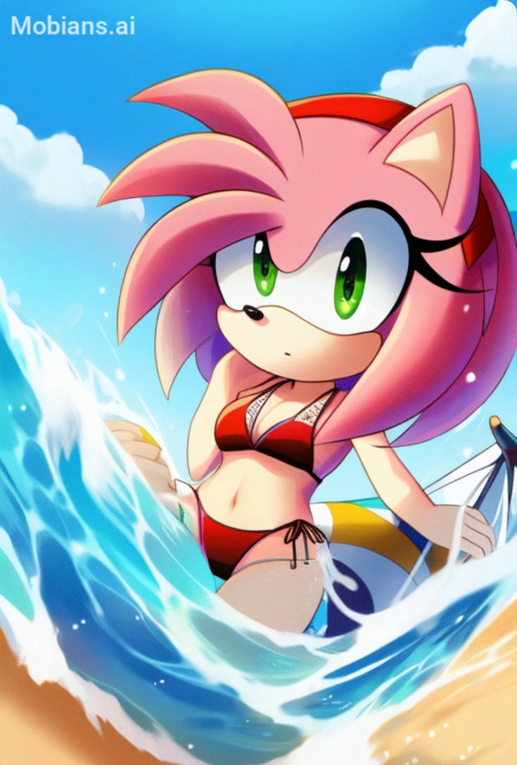 Amy Rose Bikini By Sonichedgehog02 On Deviantart
