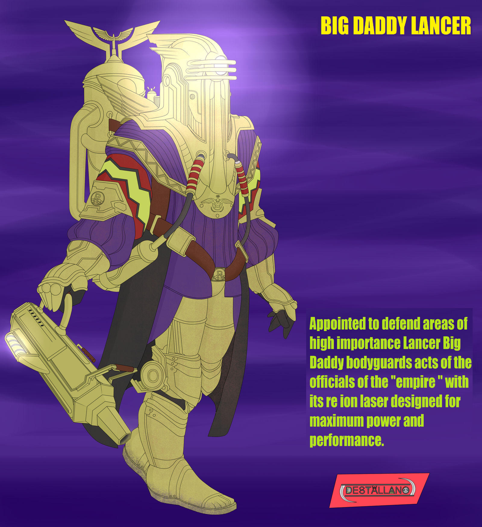 Bioshock Rise Big Daddy Lancer By Destallano4 On Deviantart