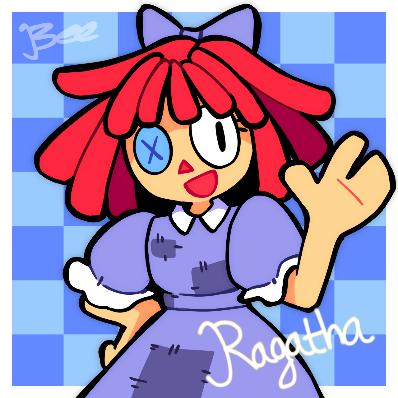 Ragatha - The Amazing Digital Circus by Bee-Beans on DeviantArt Ragatha - The Amazing Digital Circus by Bee-Beans on DeviantArt