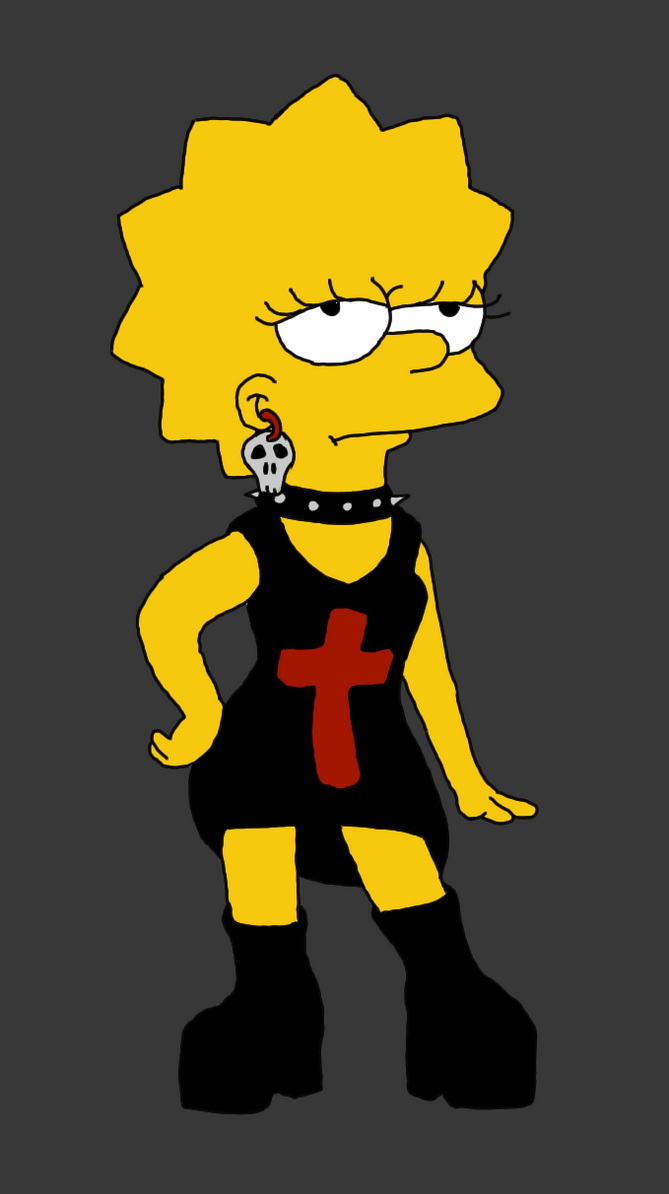 Emo Style Of Lisa Simpson By Lolalili On Deviantart