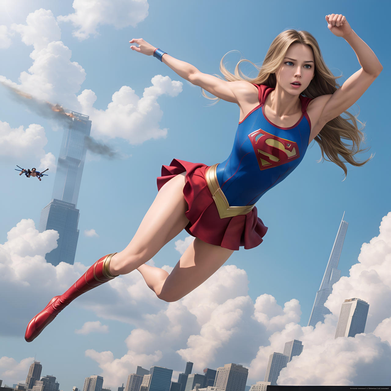 Supergirl Flight By Supergirlfanbase On Deviantart
