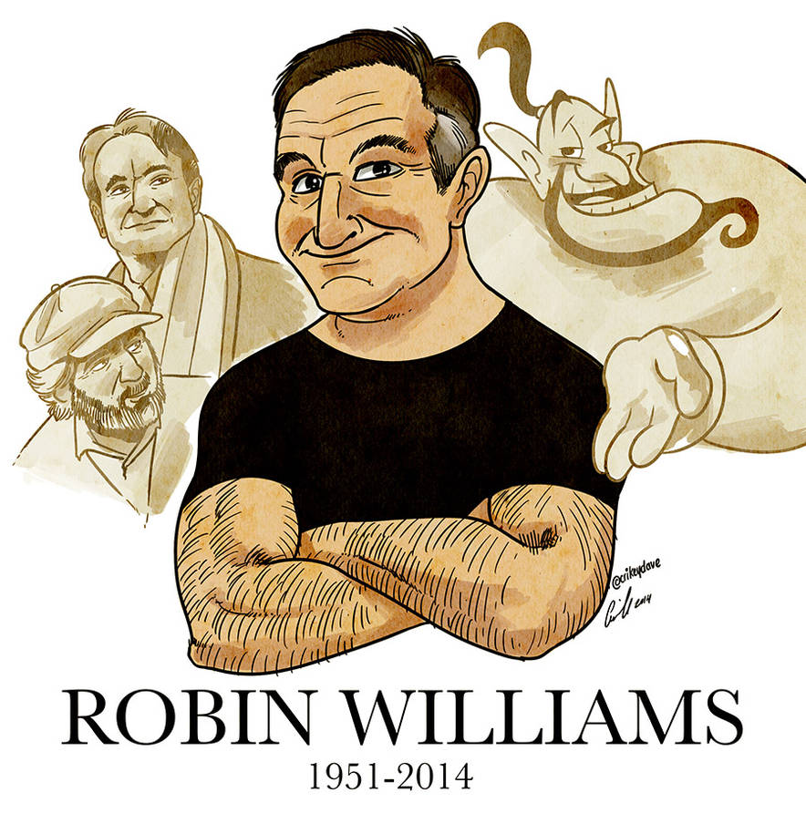 Robin Williams By Supacrikeydave On Deviantart