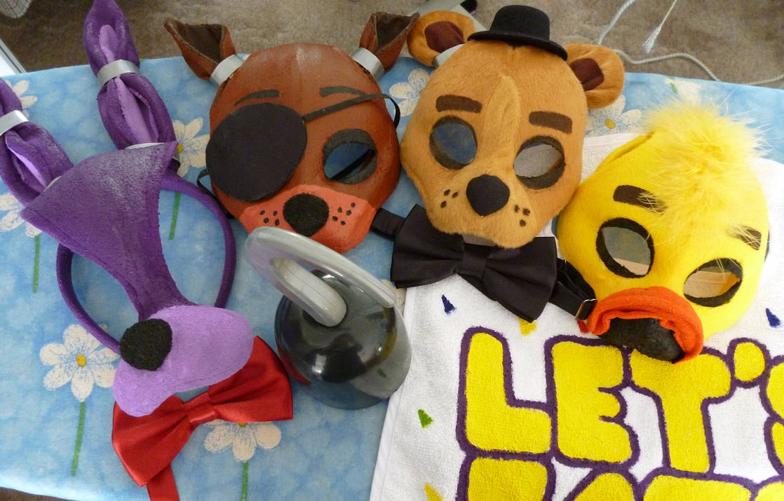 Five Nights At Freddy s Masks By Brackenhawk On DeviantArt five-nights-at-freddy-s-masks-by-brackenhawk-on-deviantart