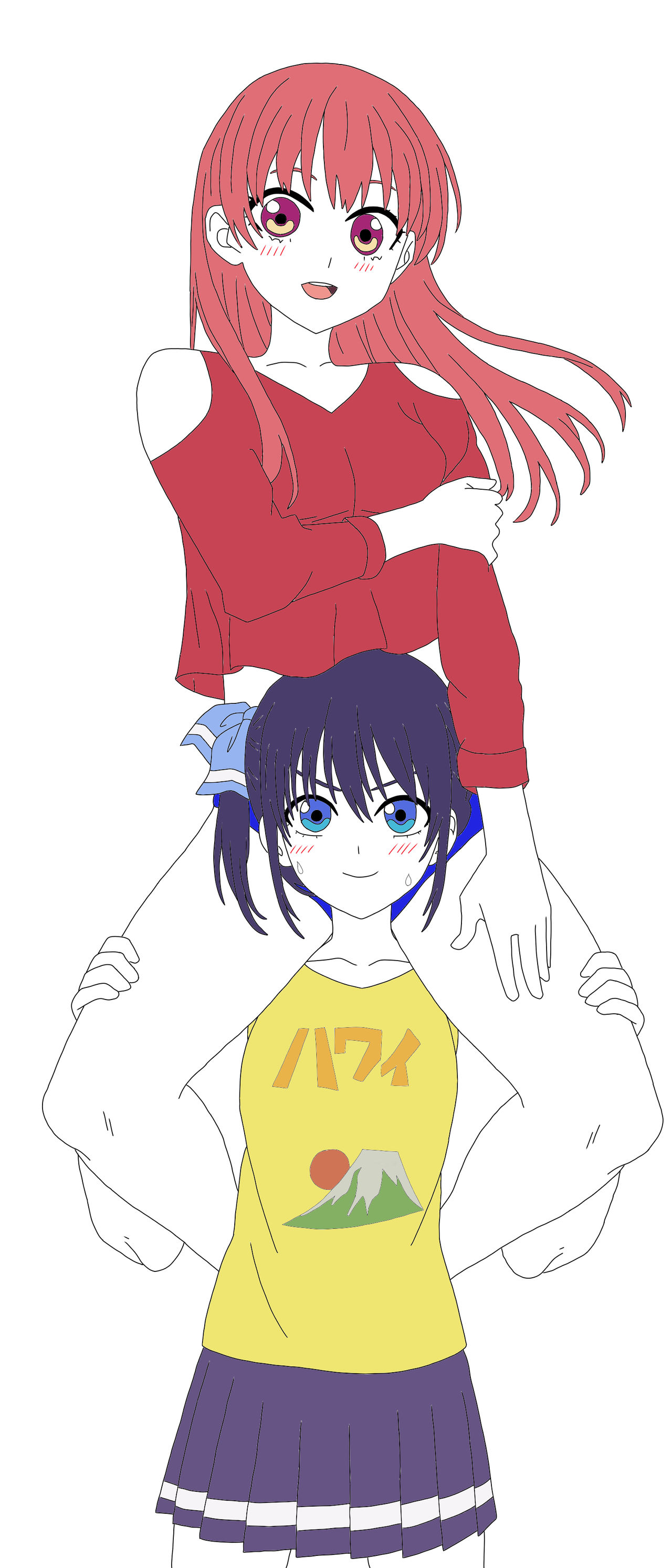 Saki Saki And Nagisa Minase By Rogue9393 On Deviantart