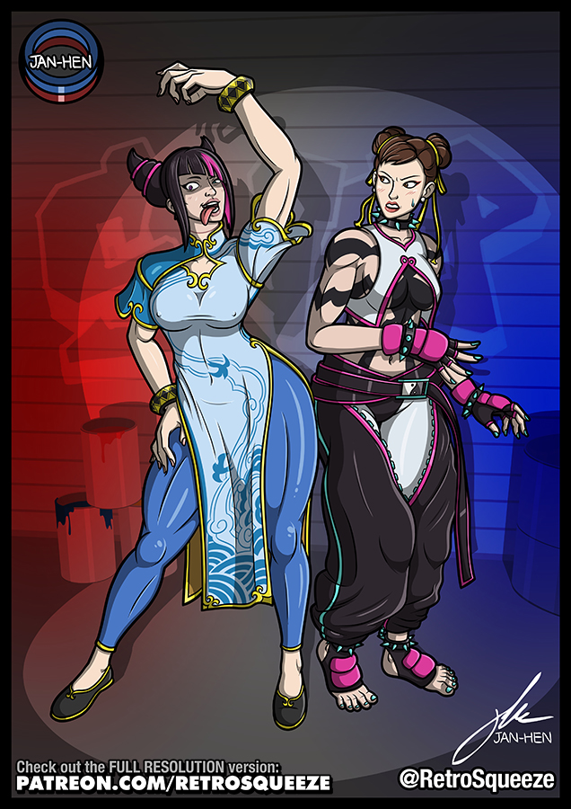 Head Swap Chun Li And Juri By Retrosqueeze On Deviantart