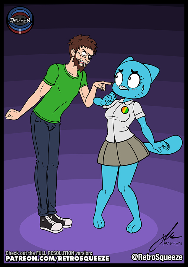Body Swap Dylan And Nicole Watterson By Retrosqueeze On Deviantart