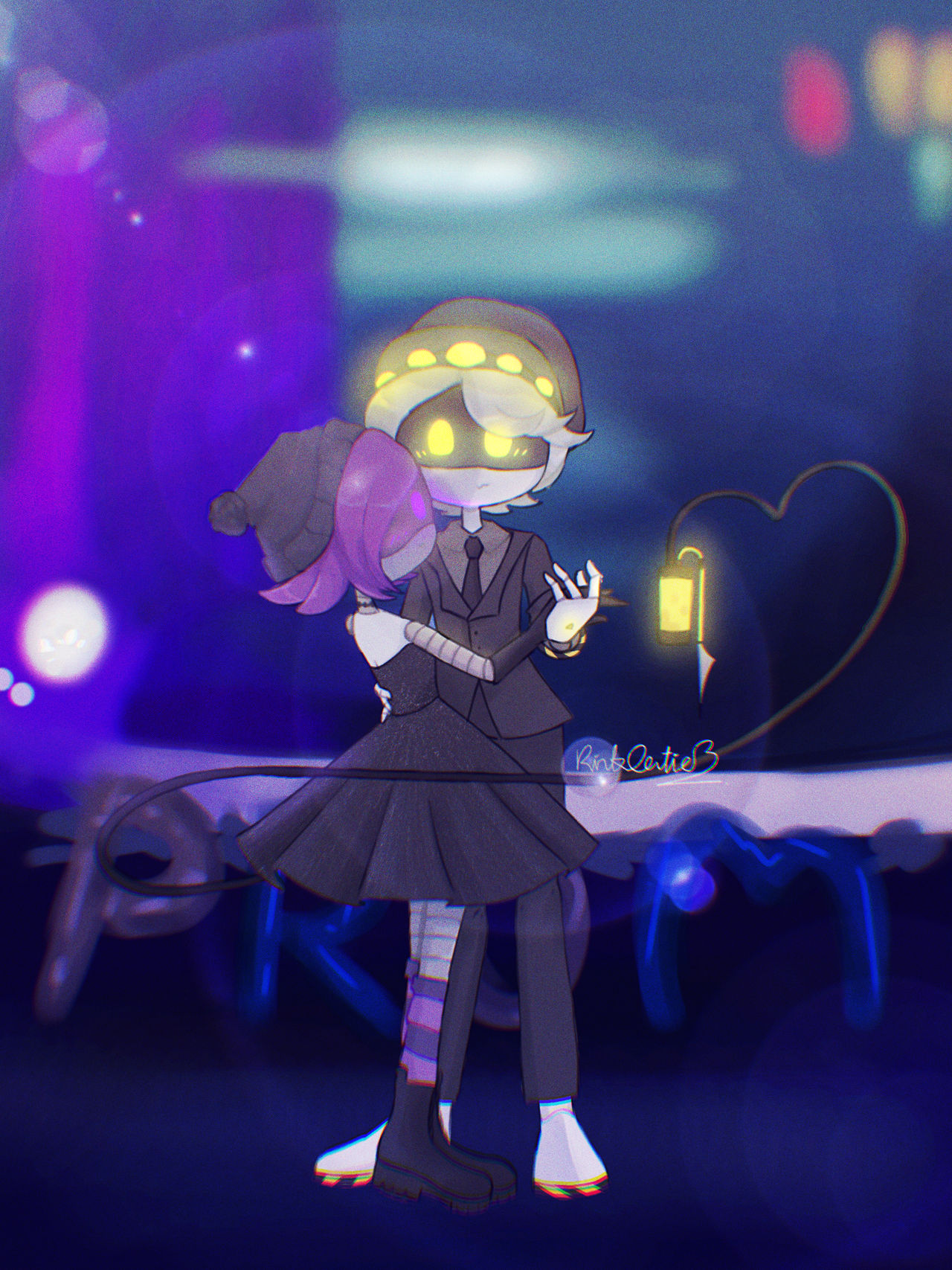 Uzi X N Fanart By Pinkcutielove On Deviantart