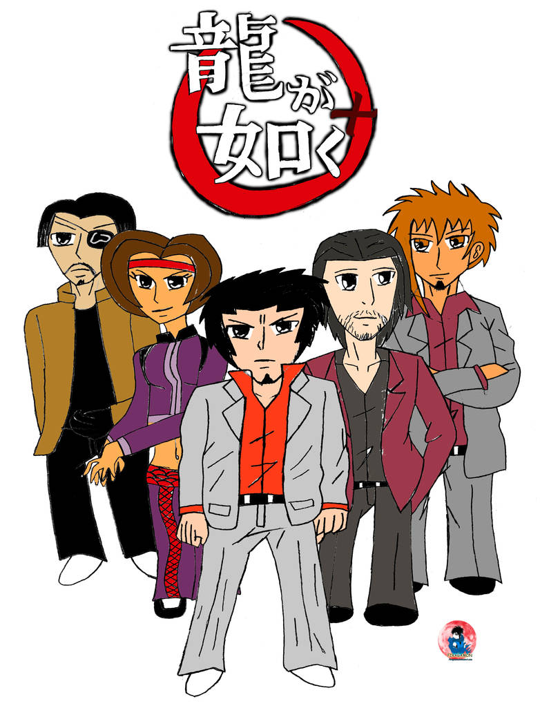 Ryu Ga Gotoku Plus Characters By Firagamon On Deviantart