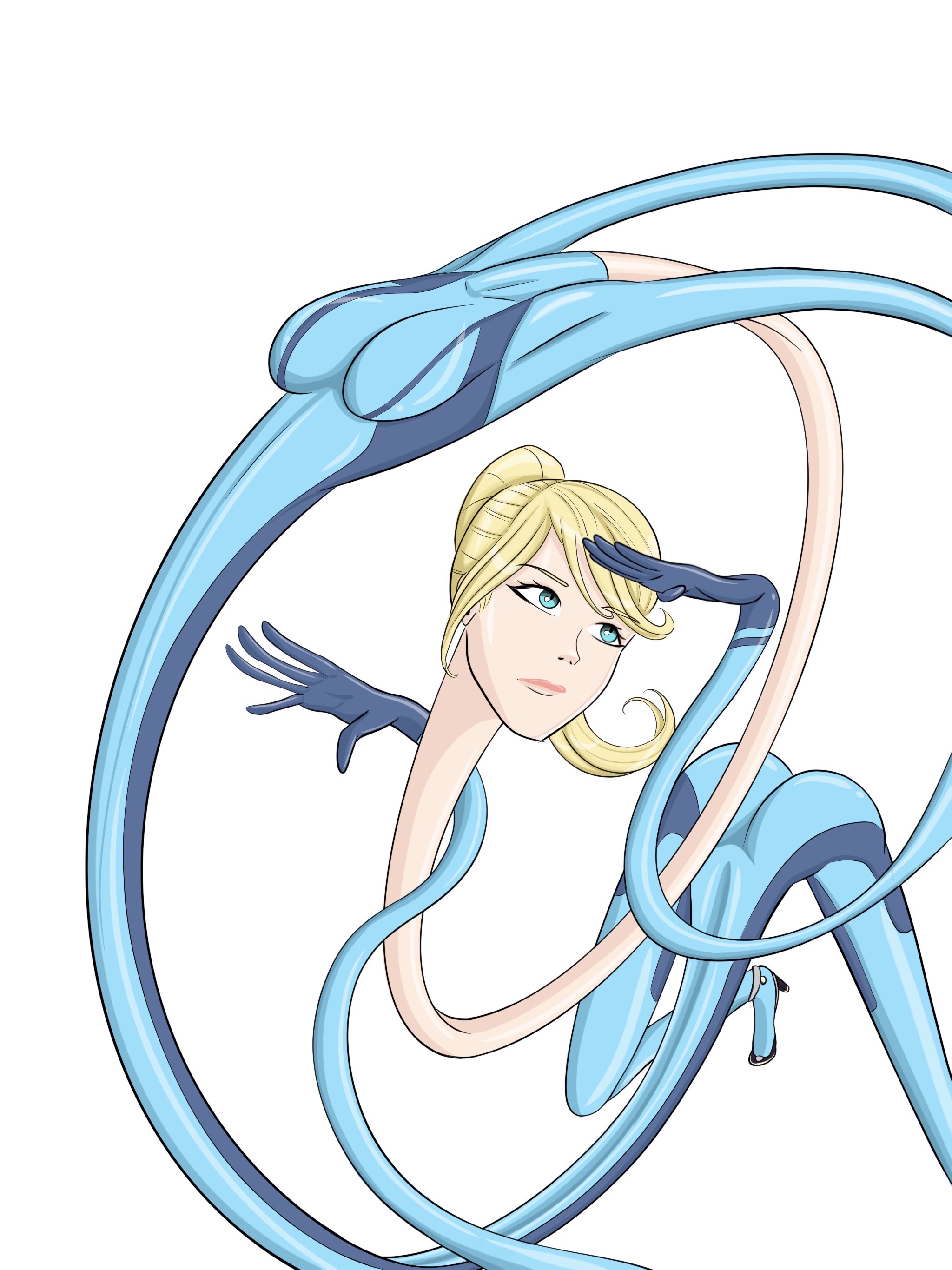Elastic Samus Commission By Fooshoo56 On Deviantart