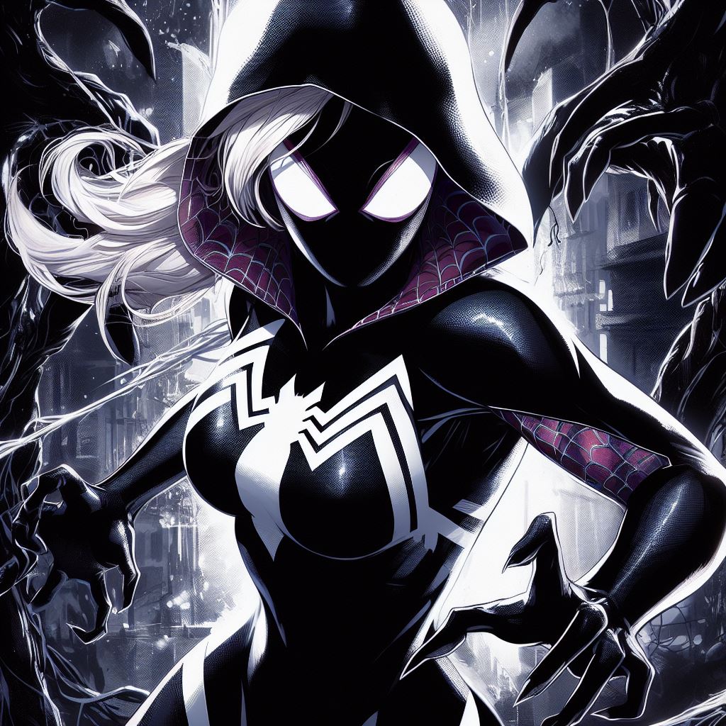 Spider Gwen Venom Symbiote By Marceloluie On Deviantart