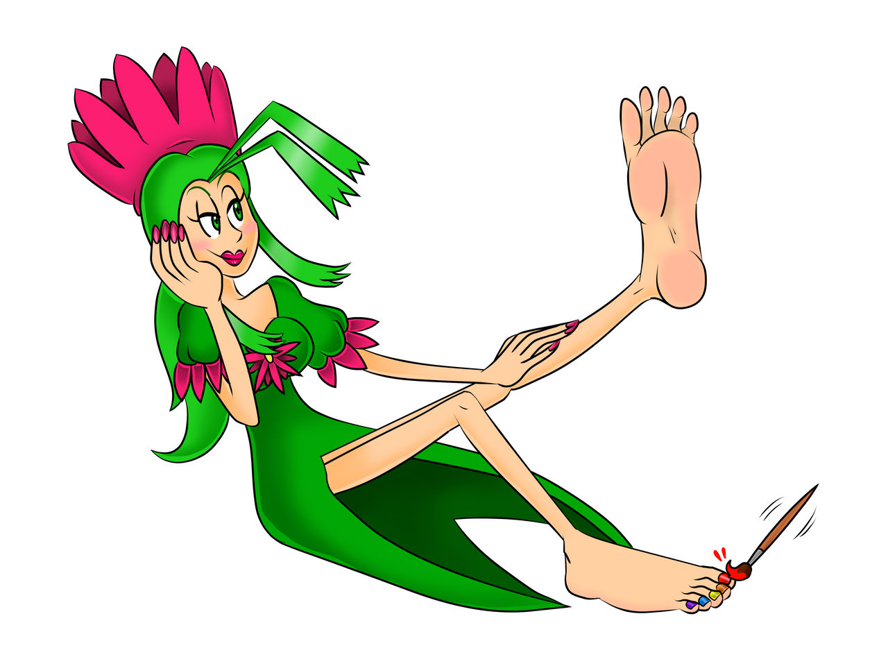 Pedicure Color Contest Illustration By Podfrog On Deviantart