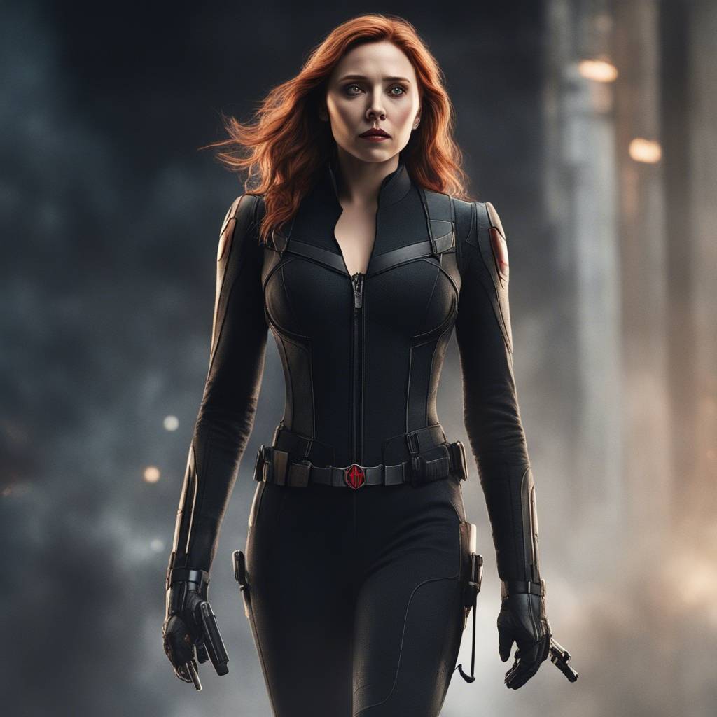 Elizabeth Olsen As Black Widow By Caseycolton On Deviantart