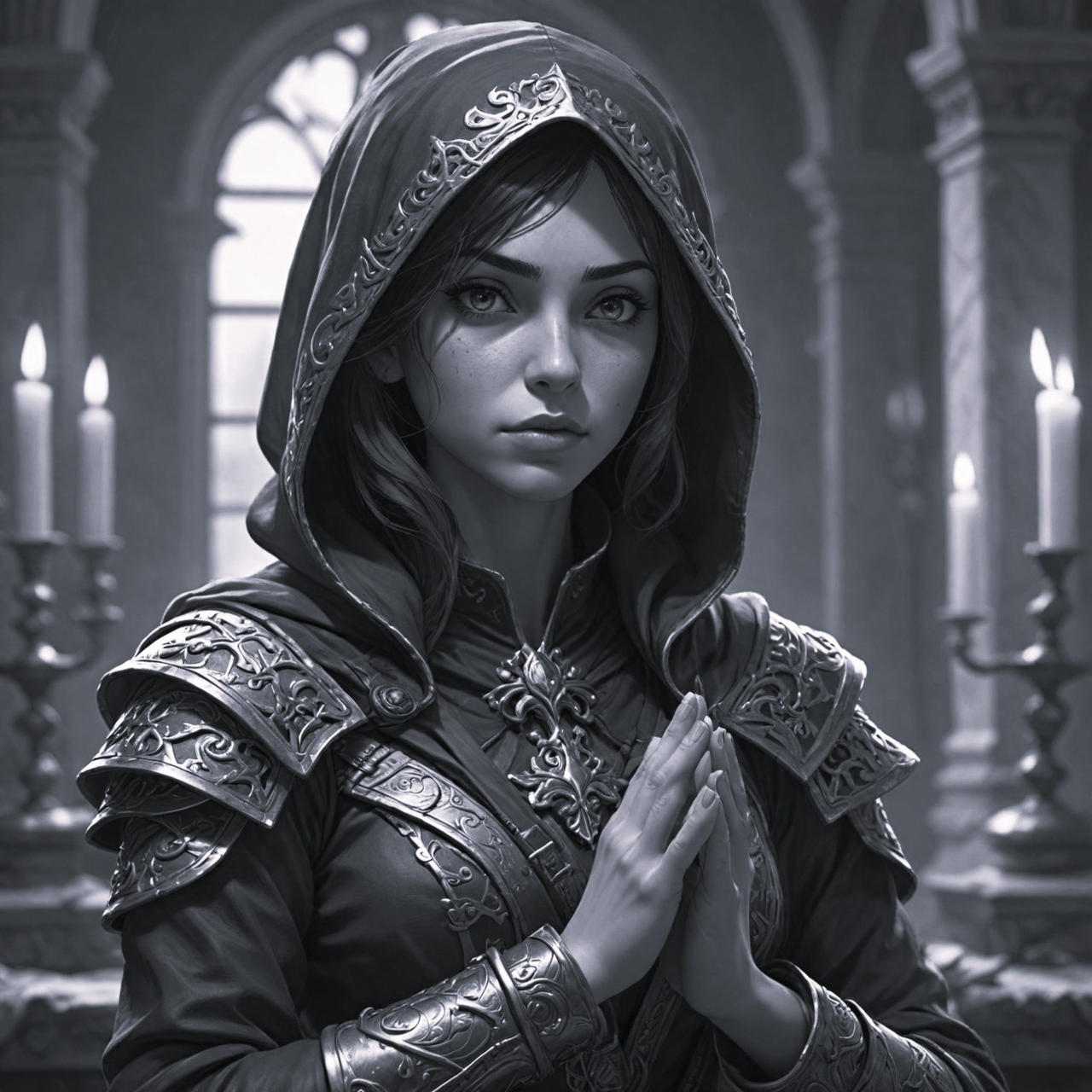 Female Assassin Praying By Caseycolton On Deviantart