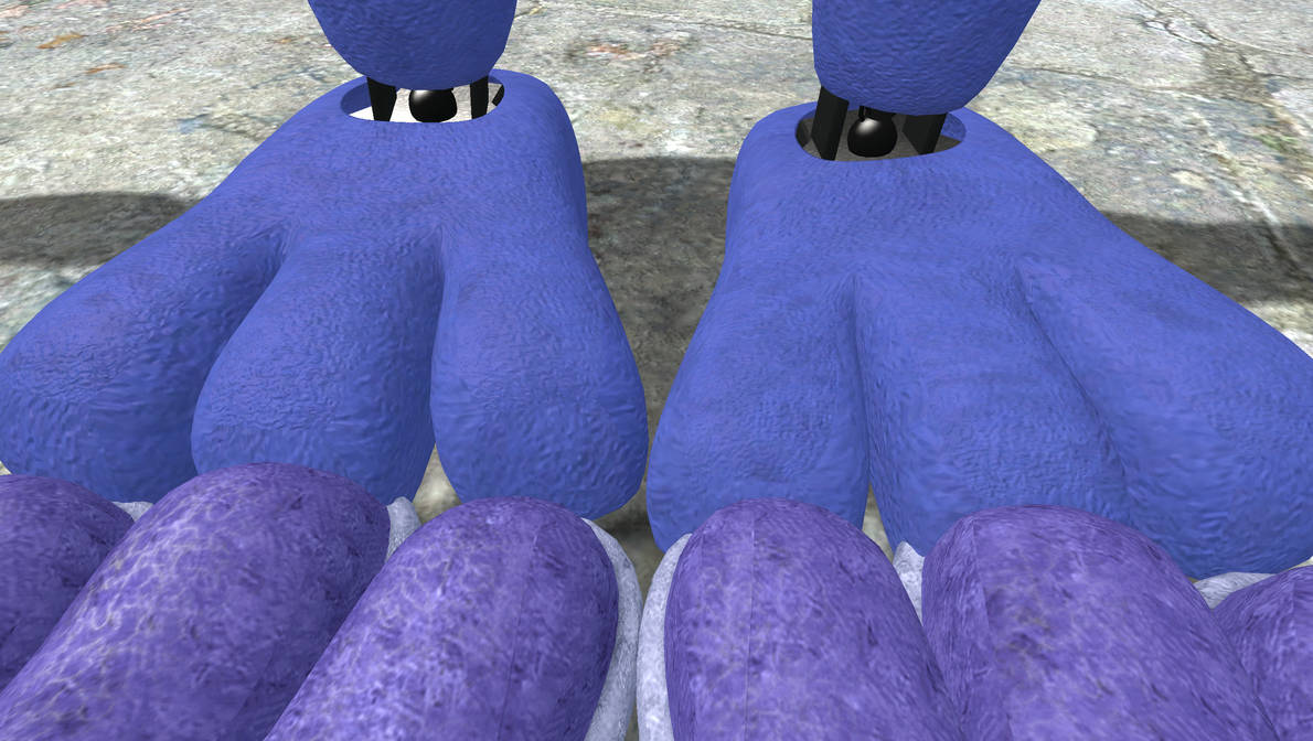 Bonnie And Unwithered Bonnie Show Their Feet V26 By Militaryrabbit On