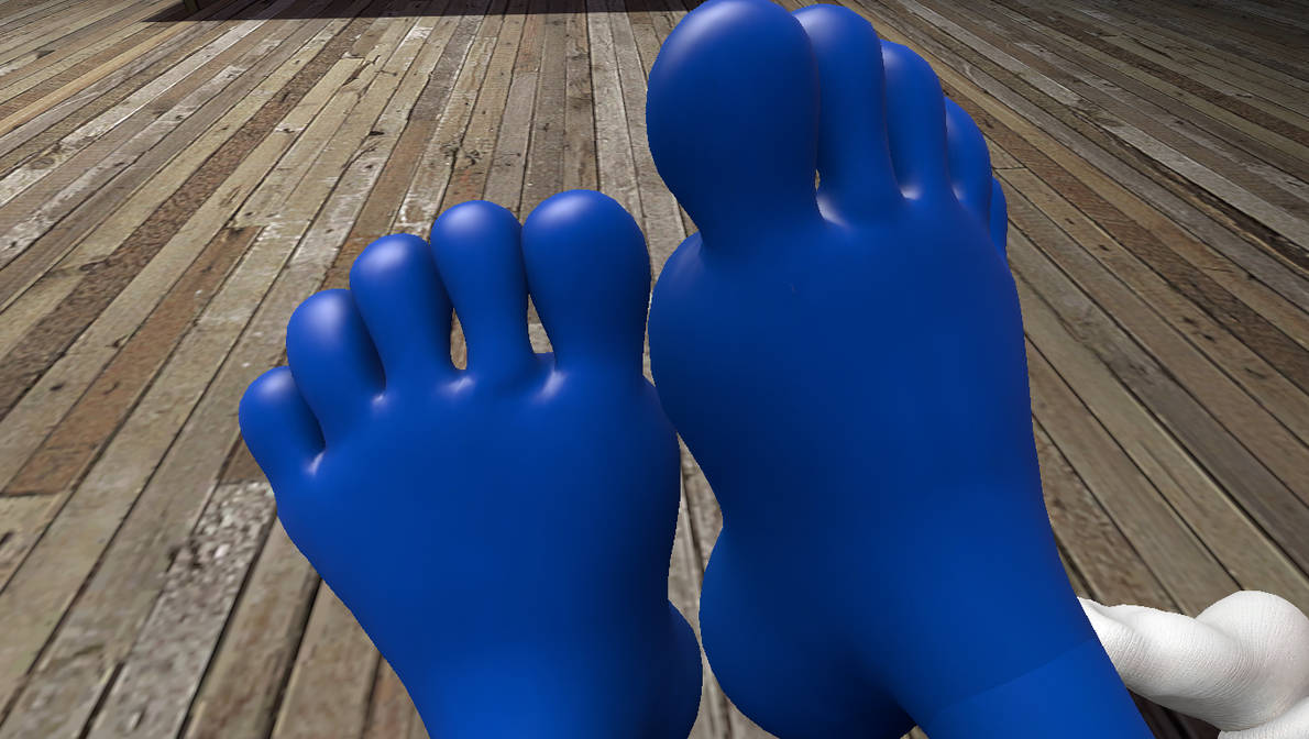 Sonic Shows His Feet3 By Militaryrabbit On Deviantart