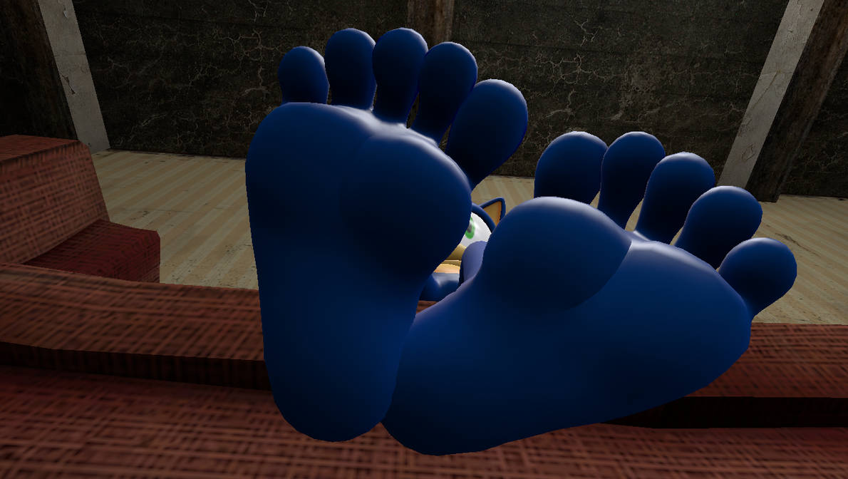 Sonic Shows His Feet7 By Militaryrabbit On Deviantart