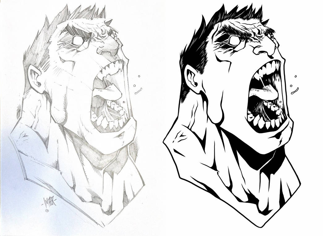 Hulk Pencils My Inks By Bracey100 On Deviantart