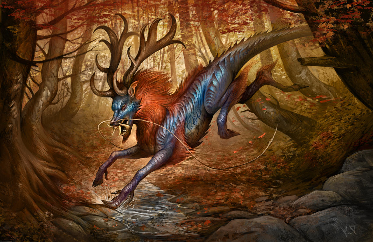 Autumnal Qilin By KatePfeilschiefter On DeviantArt autumnal-qilin-by-katepfeilschiefter-on-deviantart