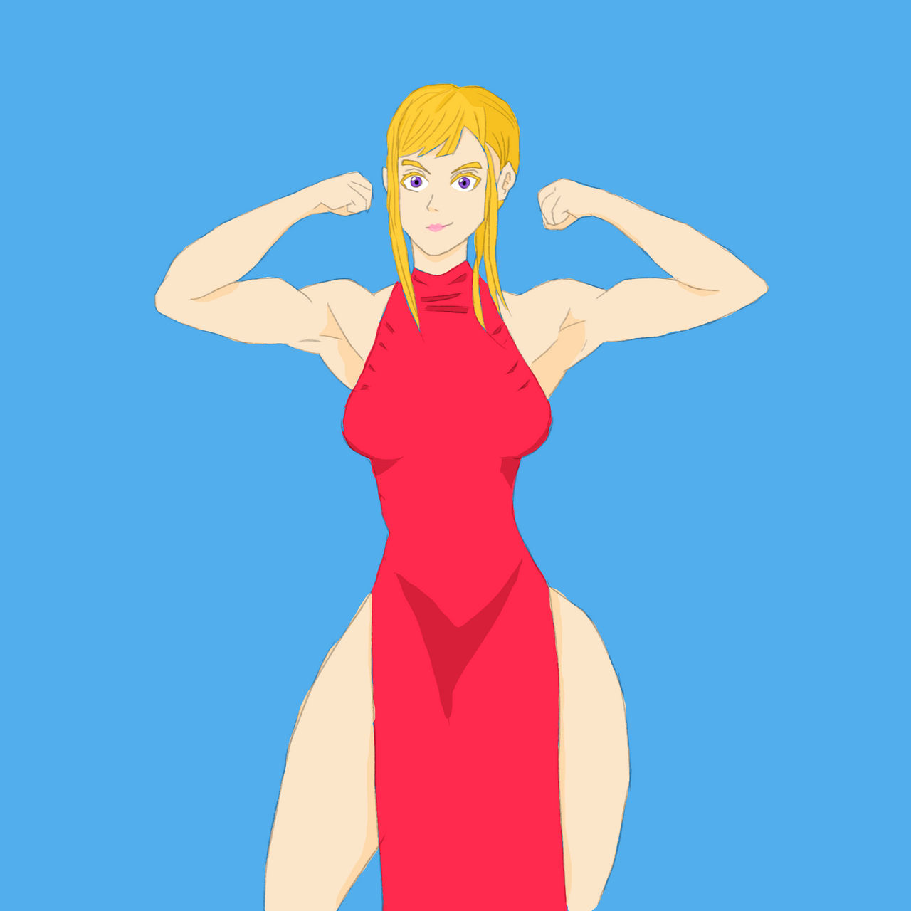 Muscle Girl By Njuodinys On Deviantart