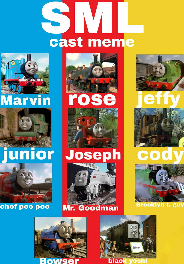 SML/Super Mario Logan cast meme by Thomasfan16512 on DeviantArt SML/Super Mario Logan cast meme by Thomasfan16512 on DeviantArt