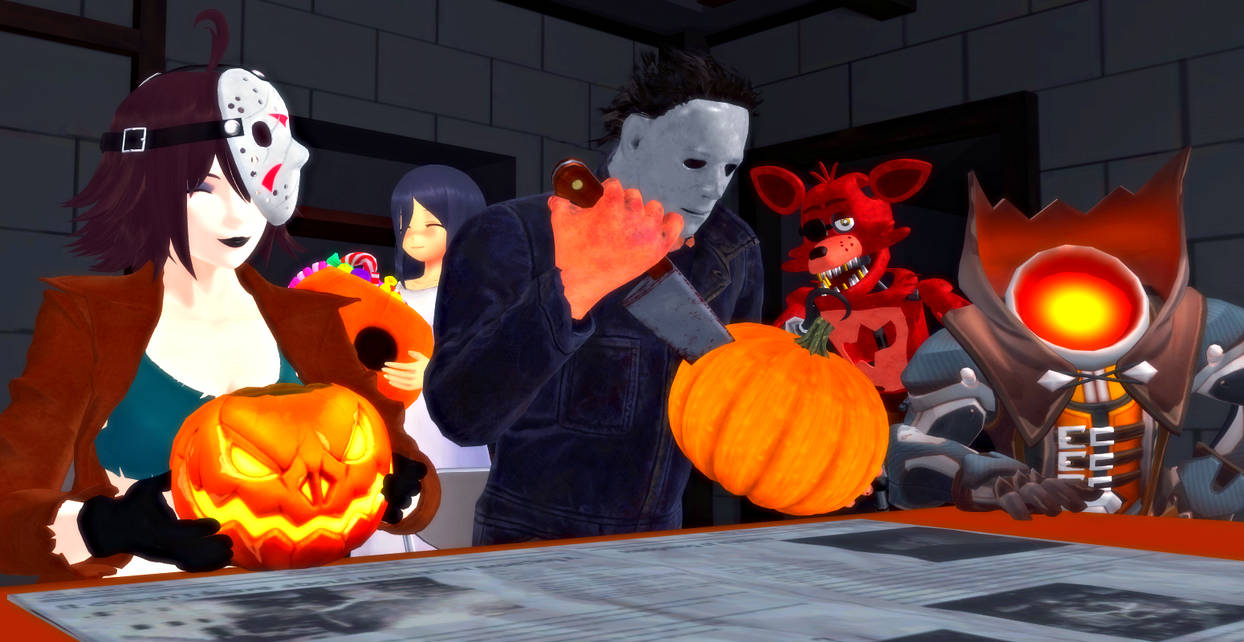 Passing Time With Pumpkins By Wendigator On Deviantart