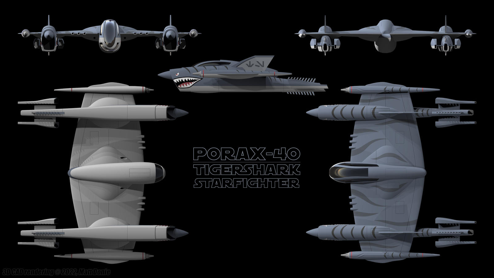 Porax-40 Tigershark Multi View by Ravendeviant on DeviantArt Porax-40 Tigershark Multi View by Ravendeviant on DeviantArt