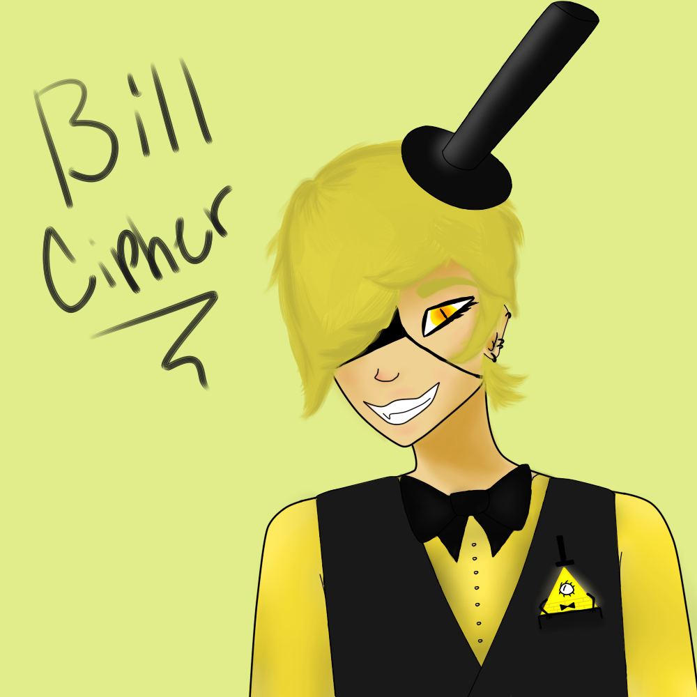 Human Bill Cipher By Rosefiammotta On Deviantart