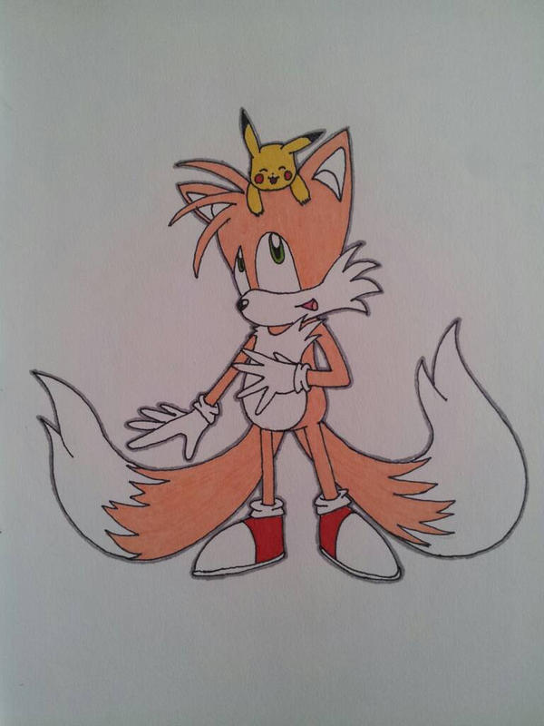 Tails And Pikachu By Neko Asaya On Deviantart